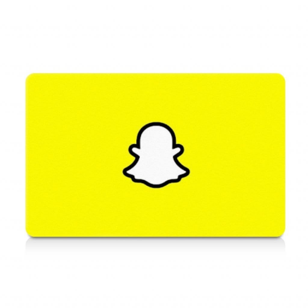 Carte NFC Snapchat profile - Digital Business Card