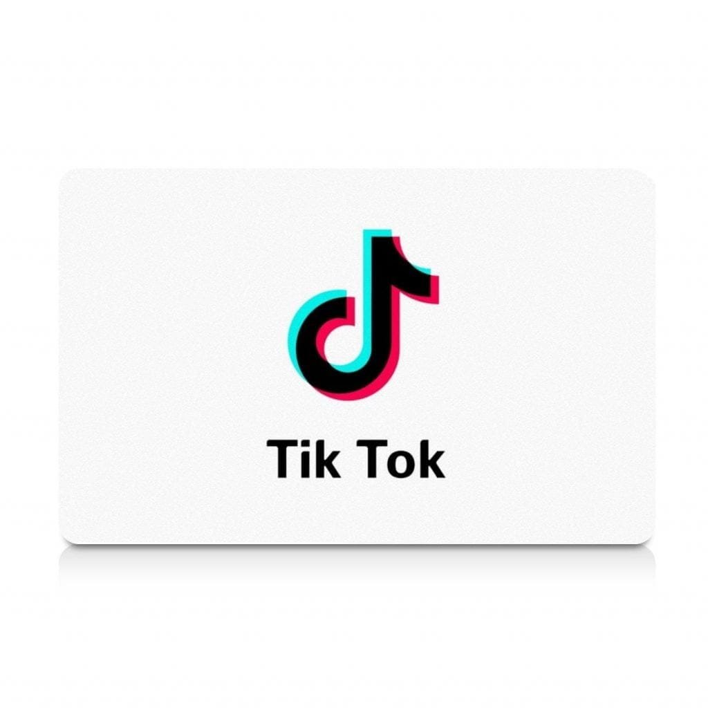 Carte NFC TIKTOK Profile - Digital Business Card