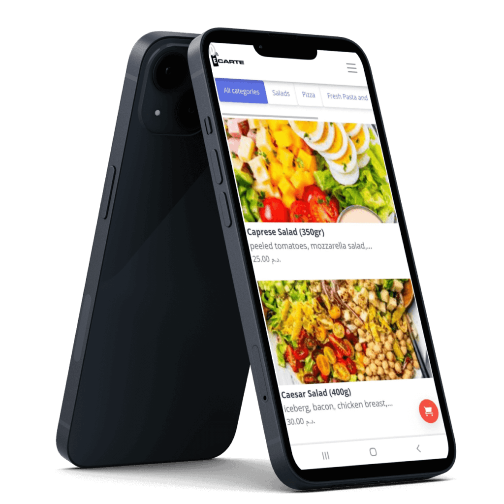 Menu NFC - Digital Business Card